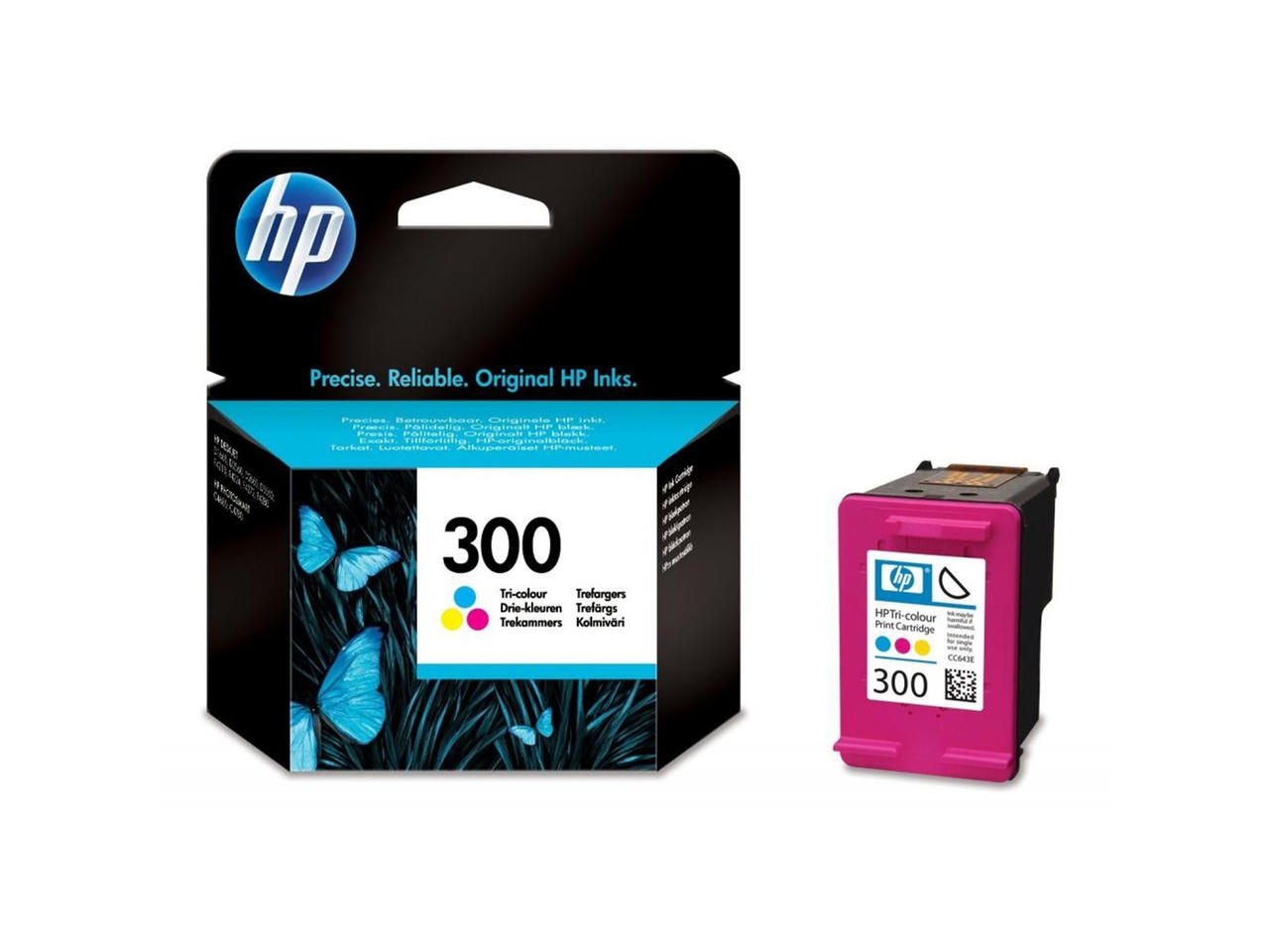 Оригинален HP 300 Tri-color Ink Cartridge | Laptop.bg - Технологията с теб