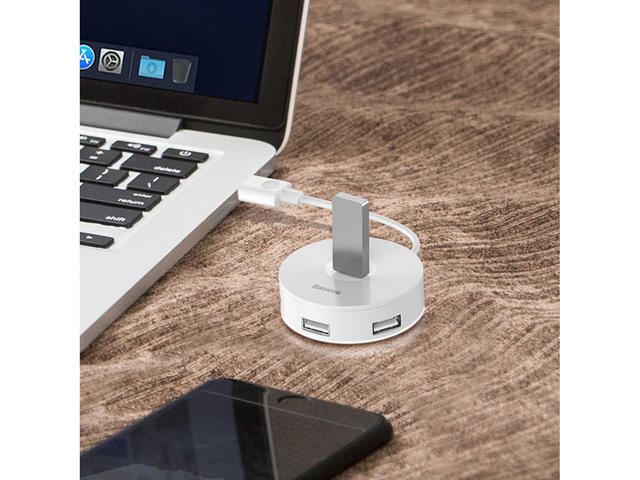 Baseus USB Round Box Hub Adapter | Laptop.bg - Технологията с теб