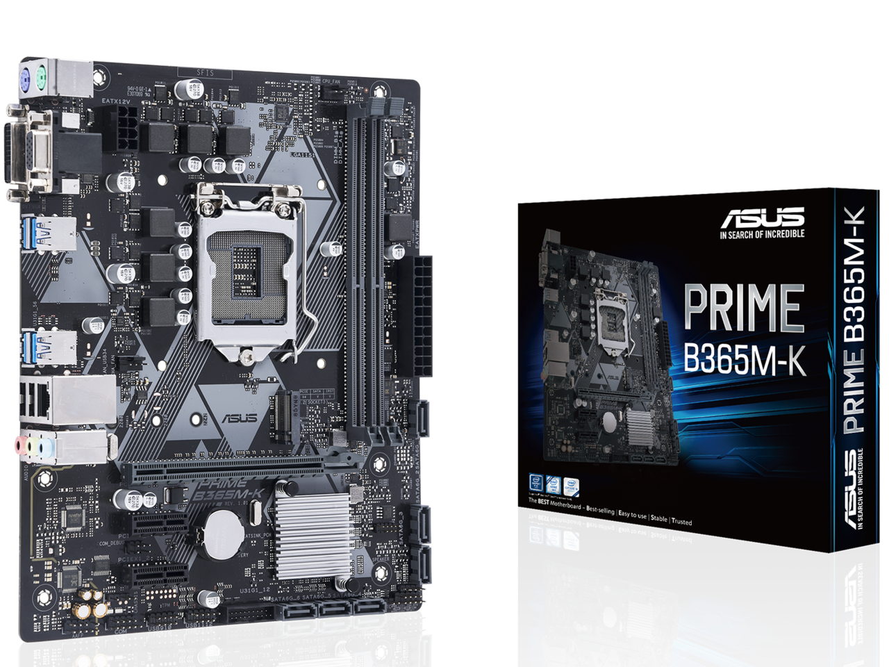 ASUS PRIME B365M-K | Laptop.bg - Технологията с теб
