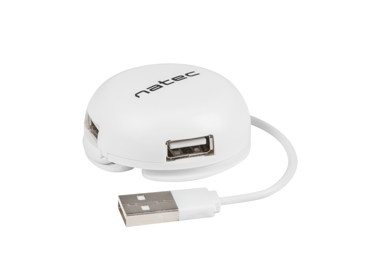 Natec Bumblebee USB Hub, white | Laptop.bg - Технологията с теб