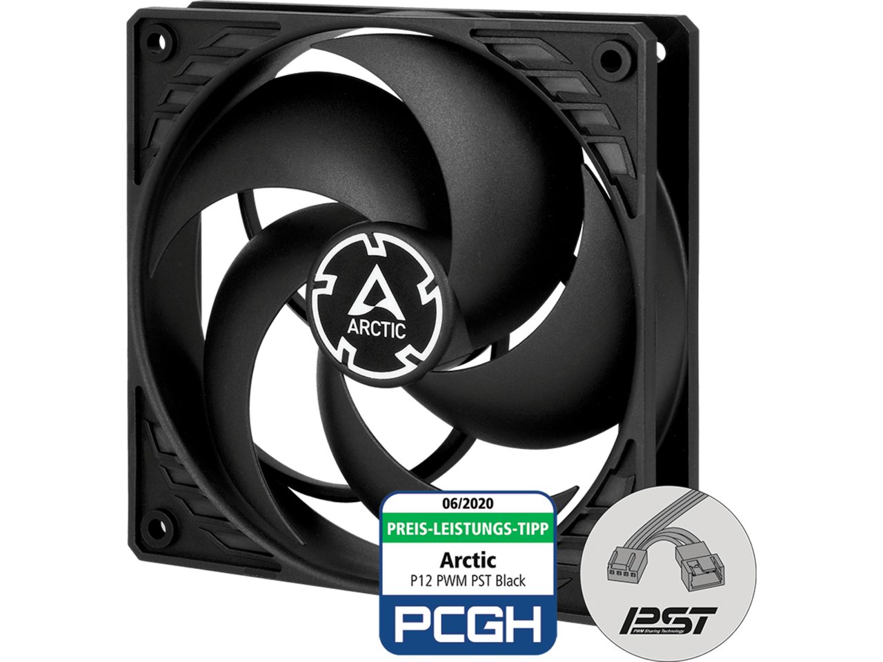 Arctic P12 PWM PST Black | Laptop.bg - Технологията с теб