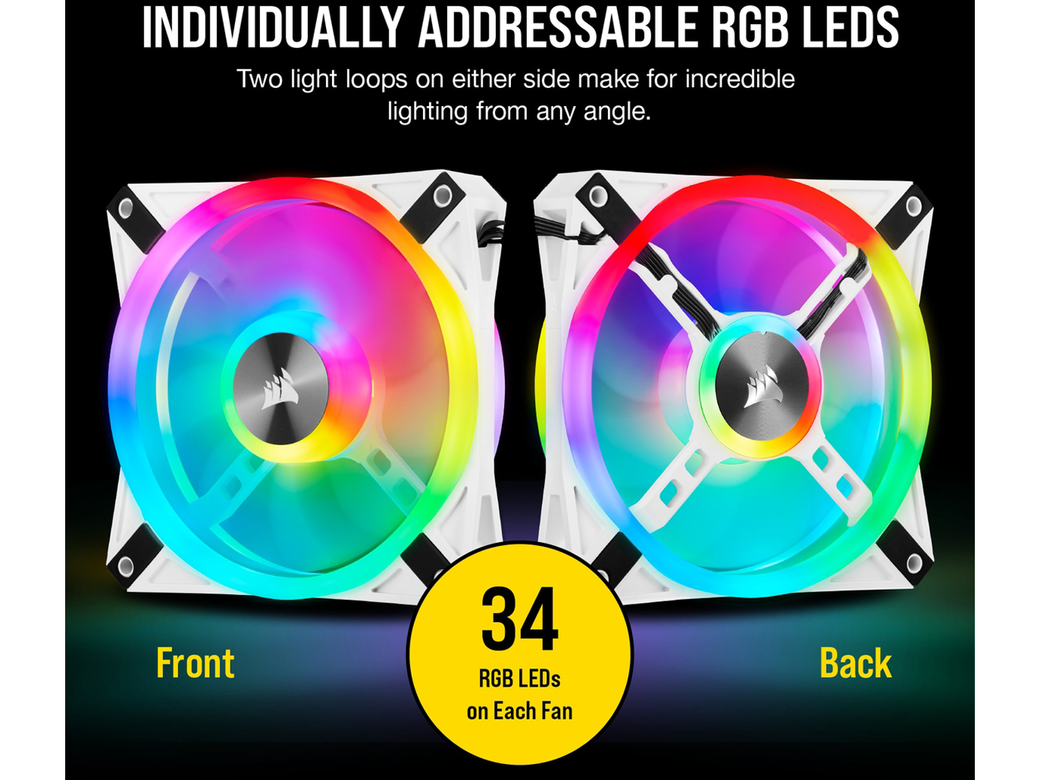 Corsair iCUE QL120 RGB White Triple Fan Kit | Laptop.bg - Технологията ...
