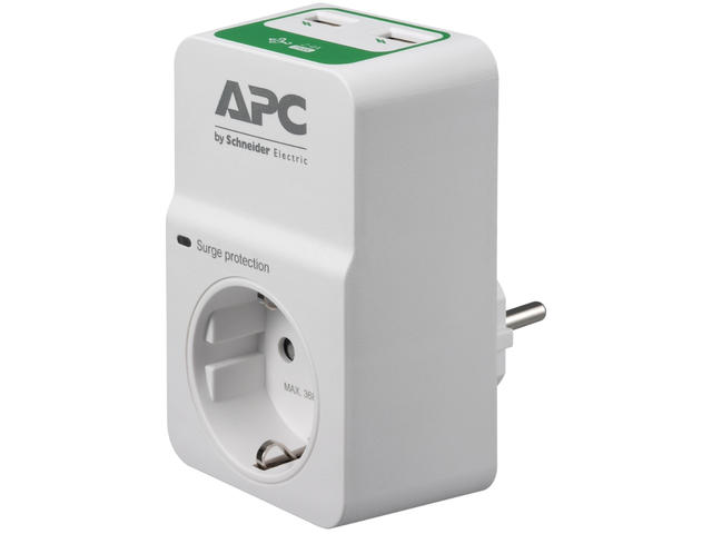 APC Essential SurgeArrest 1 Outlet 2 USB Ports White | Laptop.bg ...