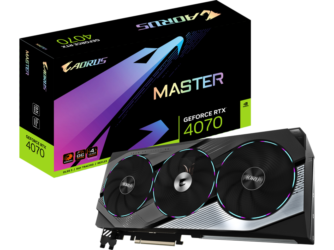 GIGABYTE GeForce RTX 4070 AORUS MASTER | Laptop.bg - Технологията с теб
