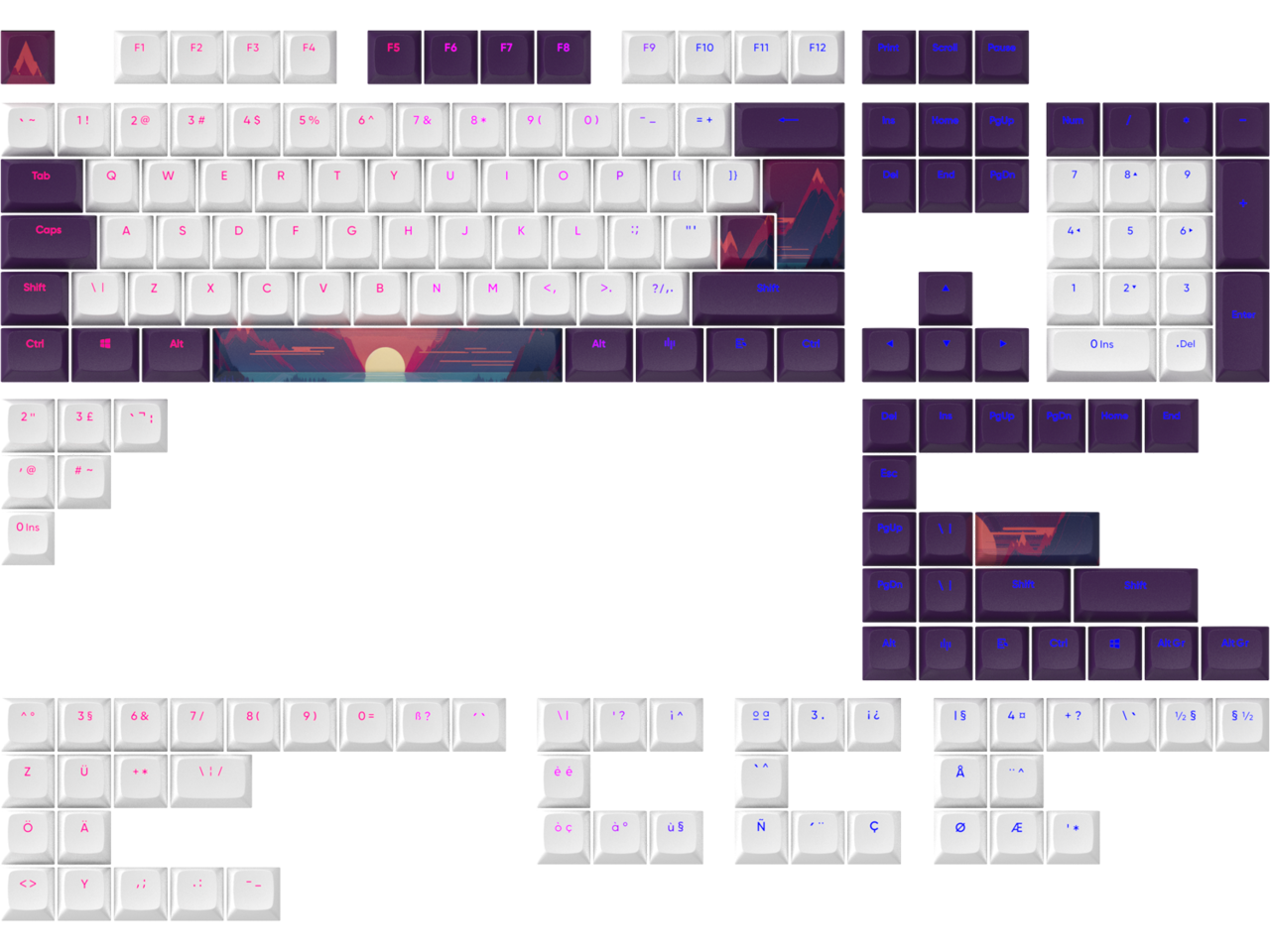 Dark Project - Sunrise PBT - ANSI & ISO | Laptop.bg - Технологията с теб