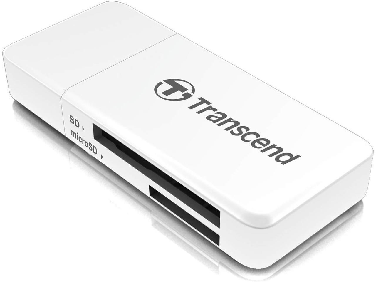 Transcend SD/microSD Card Reader, USB 3.1 Gen 1, White | Laptop.bg ...