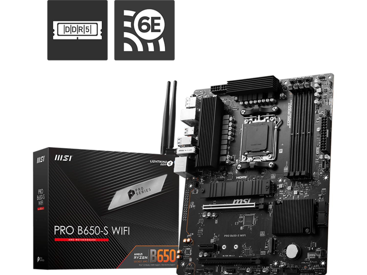 MSI PRO B650-S WIFI | Laptop.bg - Технологията с теб