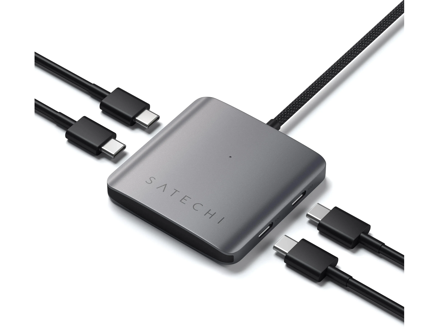 Satechi 4-Port USB-C Hub with PD - Space Gray | Laptop.bg ...