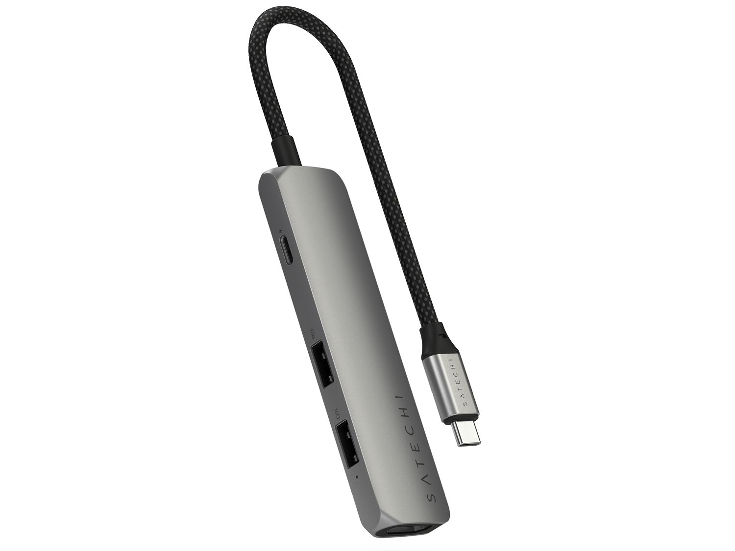 Satechi 4-in-1 USB-C Slim Multiport Adapter 4K - Space Grey | Laptop.bg ...