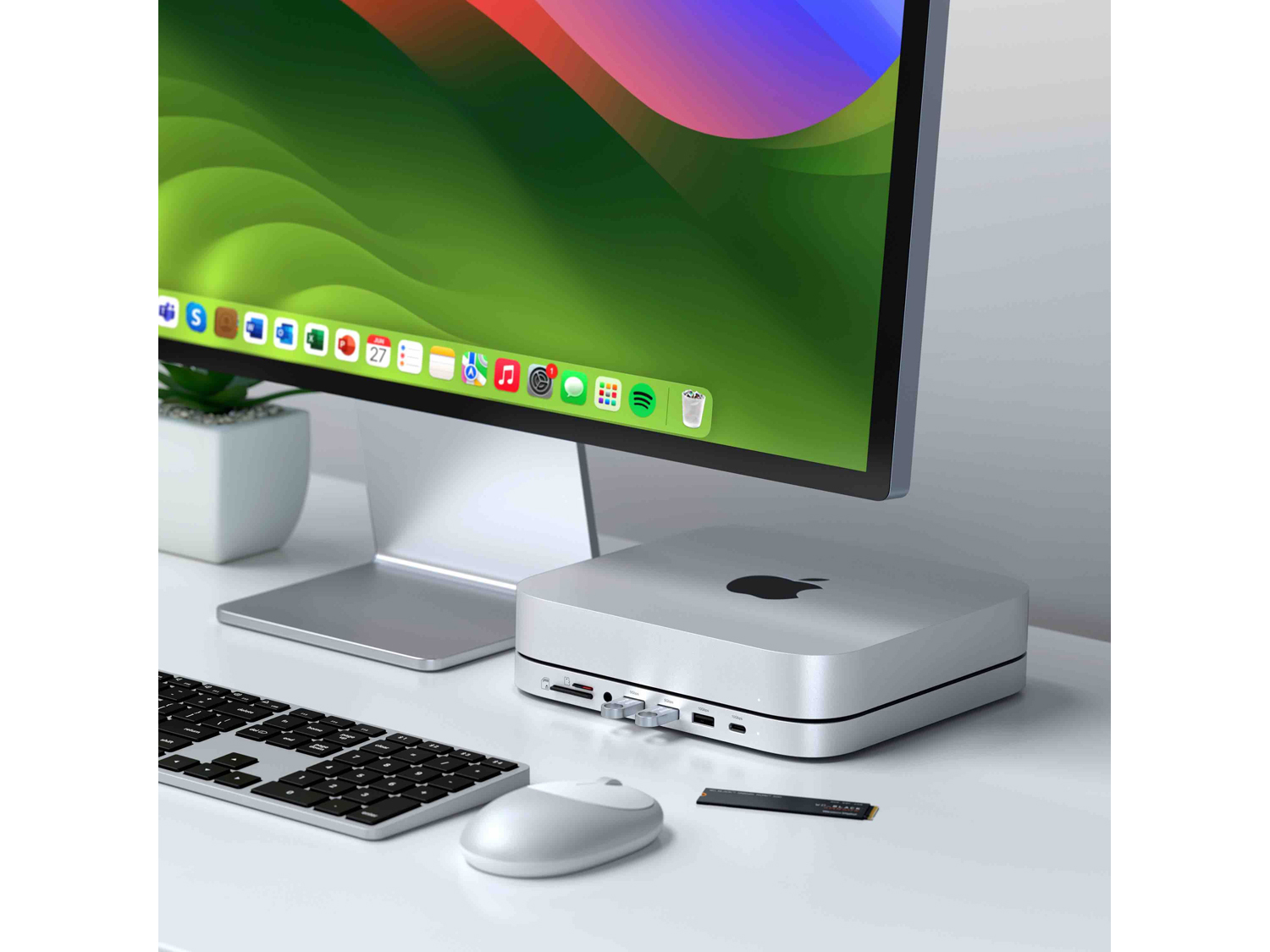 Satechi Stand & Hub For Mac Mini | Laptop.bg - Технологията с теб