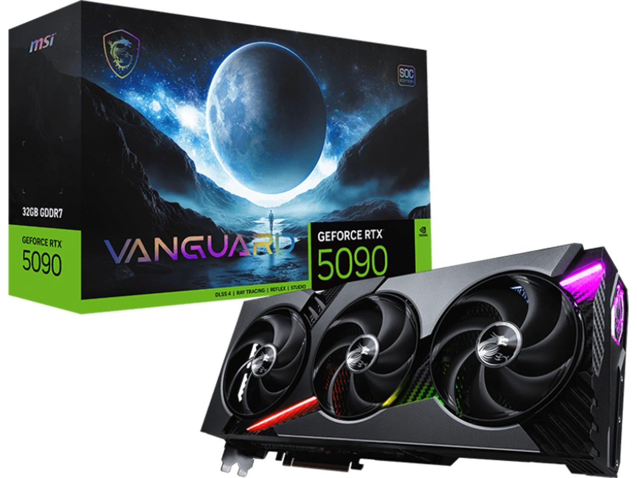 MSI GeForce RTX 5090 32G VANGUARD SOC | Laptop.bg - Технологията с теб