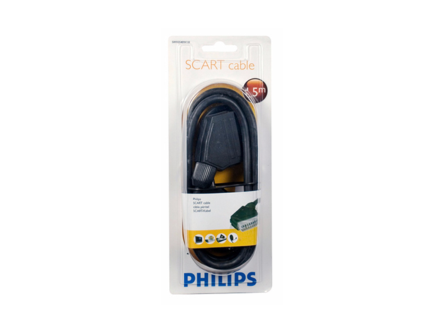 Philips аудио/видео кабел SCART | Laptop.bg - Технологията с теб