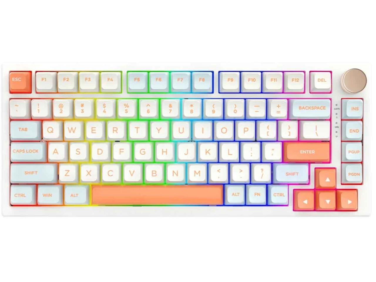 VGN N75 PRO Wireless Mechanical Keyboard - Jelly Orange - Kailh ...