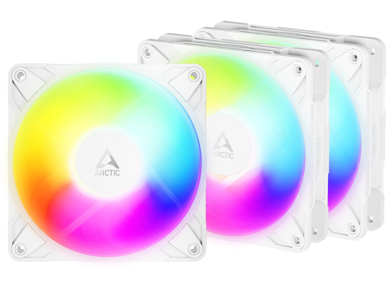 Arctic P12 Pro Reverse A-RGB White 3 Pack | Laptop.bg - Технологията с теб